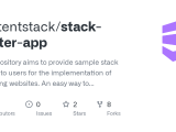 Github Contentstack Stack Starter App This Repository Aims To