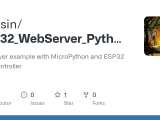 Github Kafasin Esp32 Webserver Python Webserver Example With