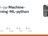 Github Naim Py Machine Learning Ml Python