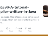 Github Wangjs96 A Tutorial Compiler Written In Java For Jack