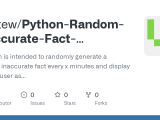Github Ztstew Python Random Inaccurate Fact Generator Program Is