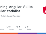 Github Learning Angular Skills Angular Todolist Building Todo List