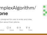 Github Complexalgorithm Phone Program Designed For User To Enter And