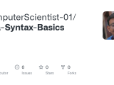 Github Computerscientist 01 Java Syntax Basics