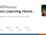 Github Gloryfeonix Python Learning Homework My Homework Of Python