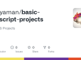 Github Ashiyaman Basic Javascript Projects Vanilla Js Projects