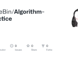 Github Havebin Algorithm Practice