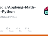 Github Pypedia Applying Math With Python Applying Math With Python