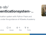 Github Celes Sb Authenticationsystem Pythonflask React