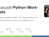 Github Norcalusaf Python Work Scripts Various Work Related Scripts