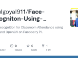 Github Rahulgoyal911 Face Recogniton Using Opencv And Python On