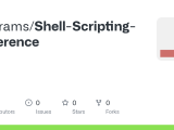 Github Jrograms Shell Scripting Reference