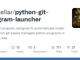 Pull Requests Infstellar Python Git Program Launcher Github