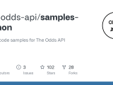 Github The Odds Api Samples Python Python Code Samples For The Odds Api