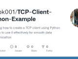 Github Haipk001 Tcp Client Python Example Exploring How To Create A
