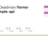Github Thedeadman Forms Example Api