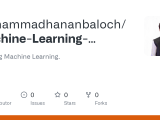 Github Muhammadhananbaloch Machine Learning Python Learning Machine