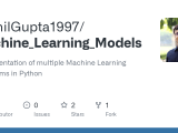 Github Nikhilgupta1997 Machine Learning Models Implementation Of