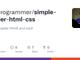 Github Afgprogrammer Simple Loader Html Css Simple Loader Html5 And Css3