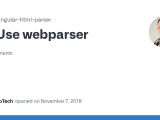 Use Webparser Issue 2 Prettier Angular Html Parser Github