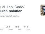 Github Manuel Lab Code Module5 Solution My Coursera Module 5 Solution