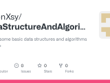 Github Jasonxsy Datastructureandalgorithm Record Some Basic Data