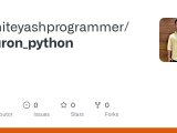 Github Mohiteyashprogrammer Ineuron Python