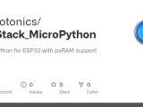 Github Robotonics M5stack Micropython Micropython For Esp32 With