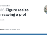 Figure Resize When Saving A Plot Issue 8736 Matplotlib Matplotlib