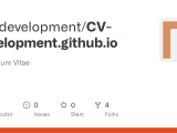 Github Cv Development Cv Development Github Io Currículum Vitae