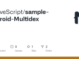 Github Nativescript Sample Android Multidex