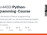 Github Aryan4433 Python Programming Course Explore The World Of