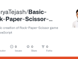 Github Mauryatejash Basic Rock Paper Scissor Game Using Javascript
