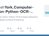 Fork Computer Vision Python Ocr Object Detection Quick Starter