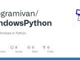 Github Programivan Windowspython Clone Windows In Python