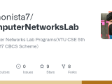 Github Pythonista7 Computernetworkslab Computer Networks Lab