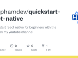 Github Haryphamdev Quickstart React Native A Quickstart React Native