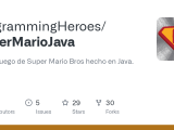 Github Programmingheroes Supermariojava Básico Juego De Super Mario