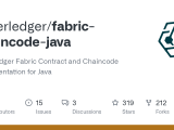 Issues Hyperledger Fabric Chaincode Java Github