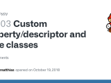 Custom Property Descriptor And Base Classes Issue 5803 Python Mypy