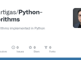 Github Fcoartigas Python Algorithms All Algorithms Implemented In Python