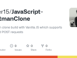 Github Amer15 Javascript Postmanclone Postman Clone Build With