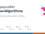 Github Maxpayne84 Pythonalgorithms All Algorithms Implemented In Python