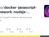 Github Djono Docker Javascript Framework Nodejs Fullstack Docker For