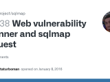 Web Vulnerability Scanner And Sqlmap Request Issue 1638