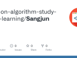 Github Python Algorithm Study And Learning Sangjun