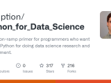 Github Gumption Python For Data Science A Rapid On Ramp Primer For