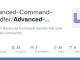 Github Advanced Command Handler Advanced Command Handler This Is An