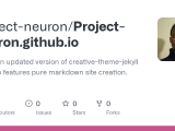 Github Project Neuron Project Neuron Github Io This Is An Updated