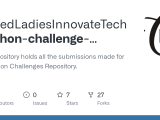 Github Codedladiesinnovatetech Python Challenge Solutions This